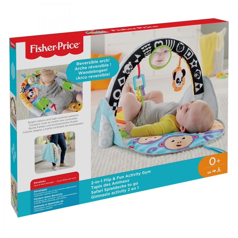 FISHER PRICE BABY GIMNASTIKA 2 U 1 FLIP AND FUN FXC14