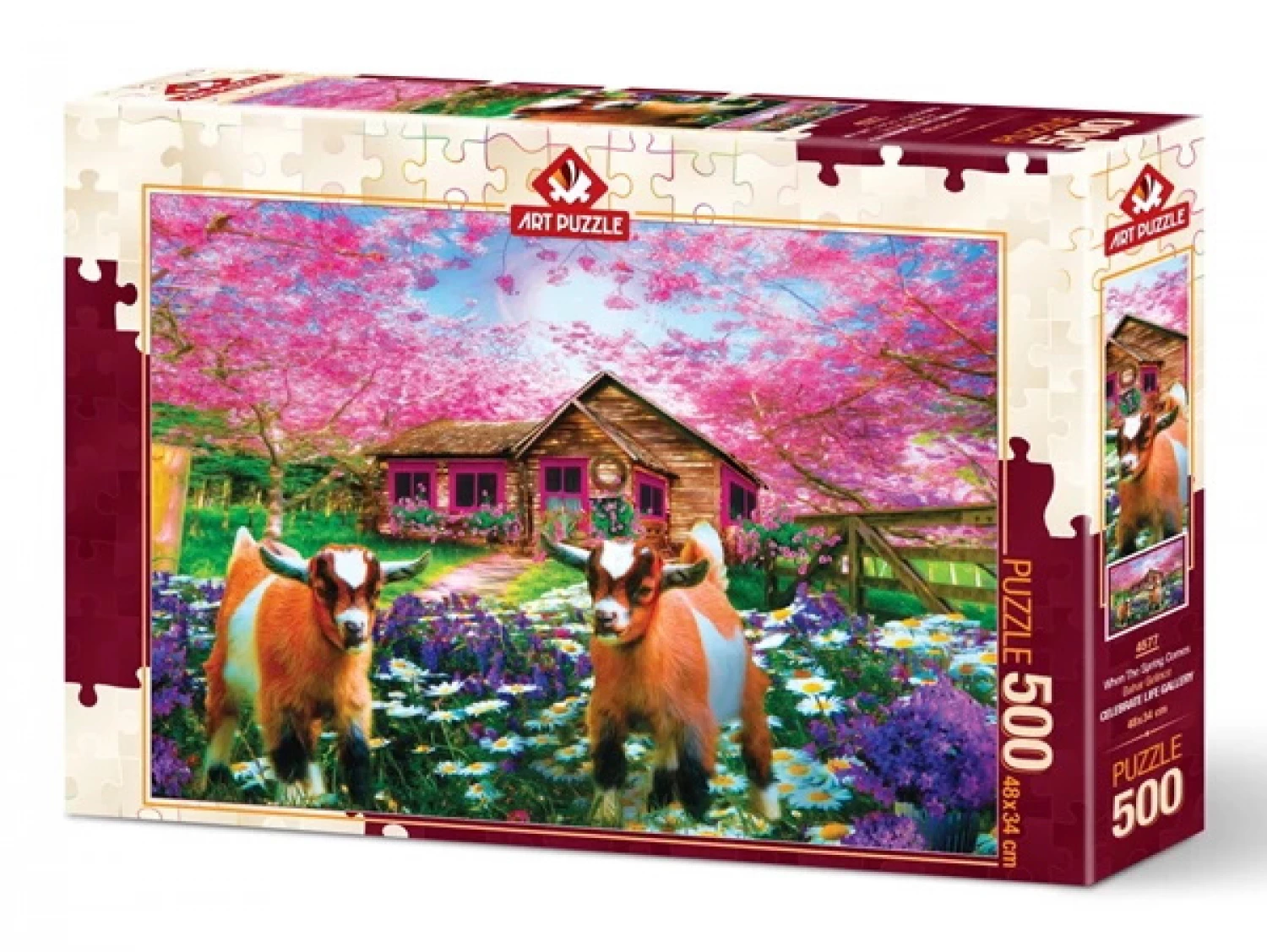 PUZZLE SLAGALICE ART 500PCS WHEN THE SPRING COMES ART4577