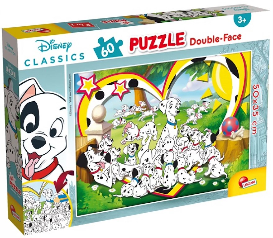 PUZZLE SLAGALICE 60PCS 101 DALMATINAC LISCIANI