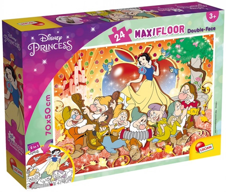 PUZZLE SLAGALICE 24PCS MAXI SNOW WHITE LISCIANI