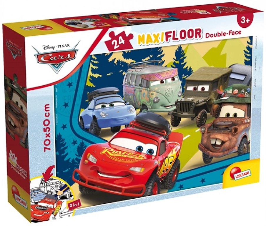 PUZZLE SLAGALICE 24PCS MAXI CARS LISCIANI