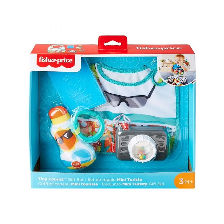 FISHER PRICE SET ZA BEBE - ZVECKA, PORTIKLA