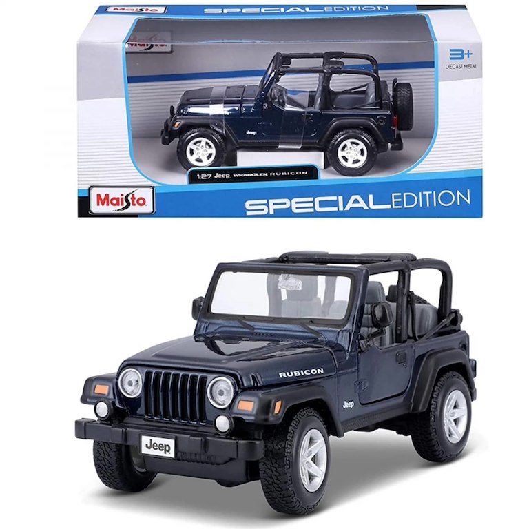 MAISTO METALNI MODEL AUTICA 1:24 JEEP WRANGLER RUBICON