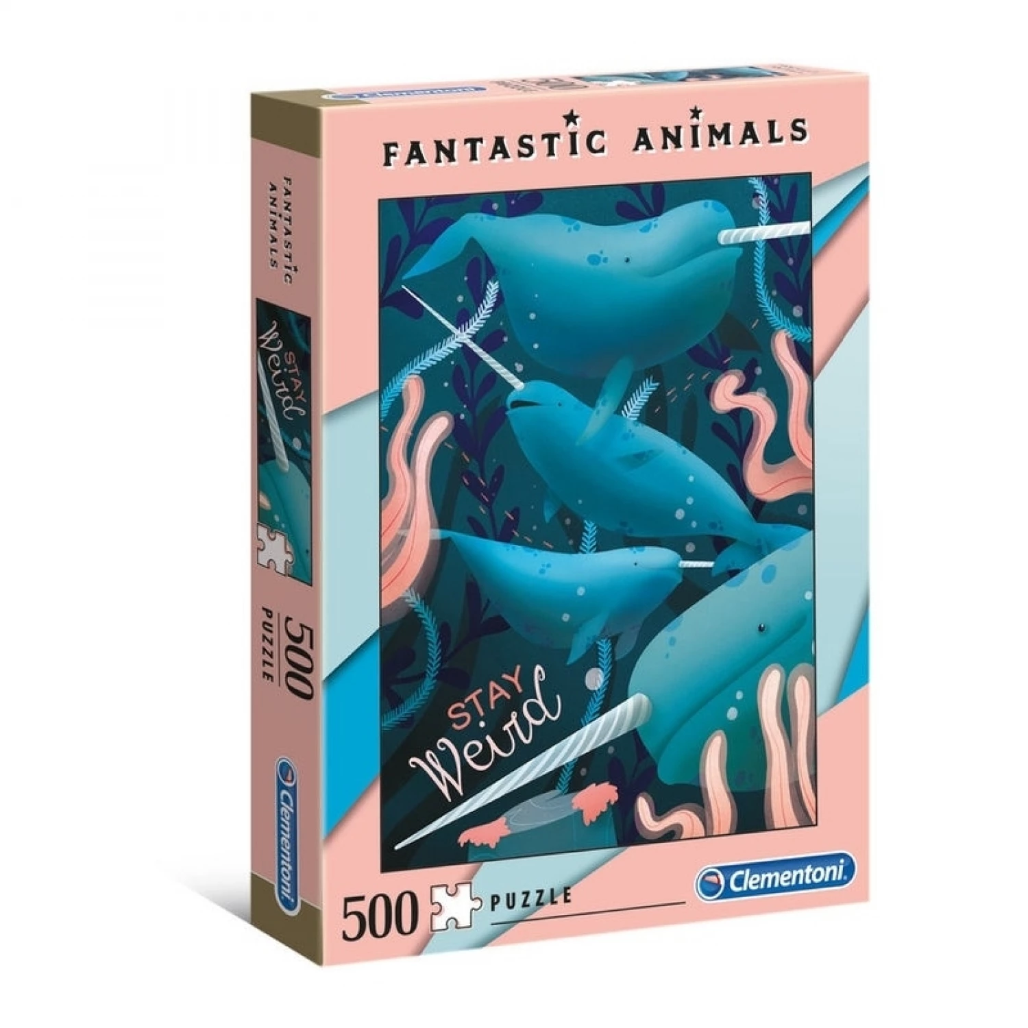 PUZZLE SLAGALICE CLEMENTONI FANTASTIC ANIMALS 500PCS
