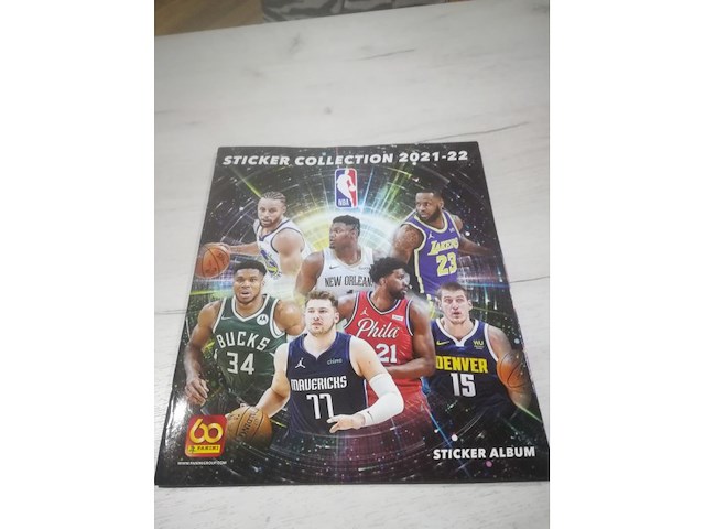 Album za sličice - NBA Sticker Collection 2021-22 Praza