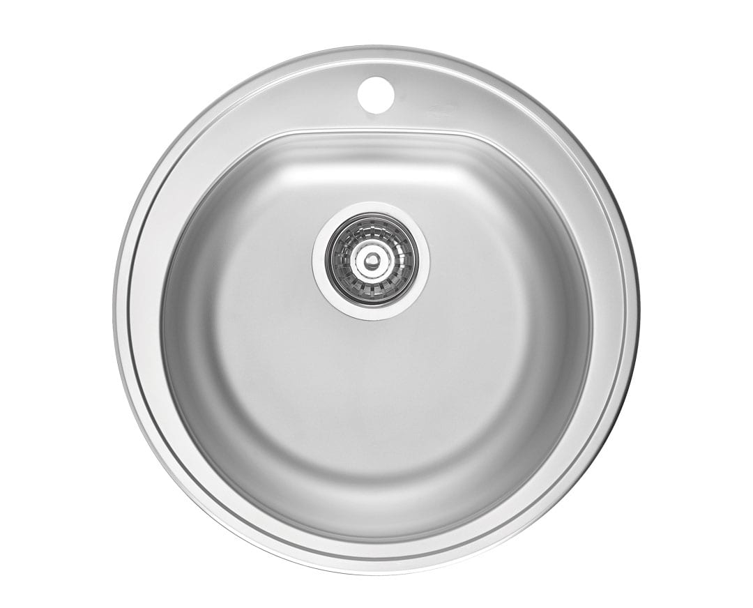 Okrugla usadna sudopera sa otvorom za slavinu Form 30 – Lož