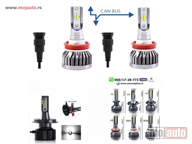 H8 led sijalice model skyline kan bus