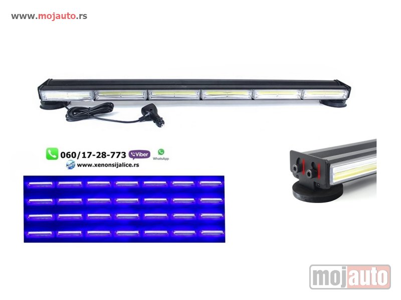 Led rotacija blinker 90cm x 9cm plava