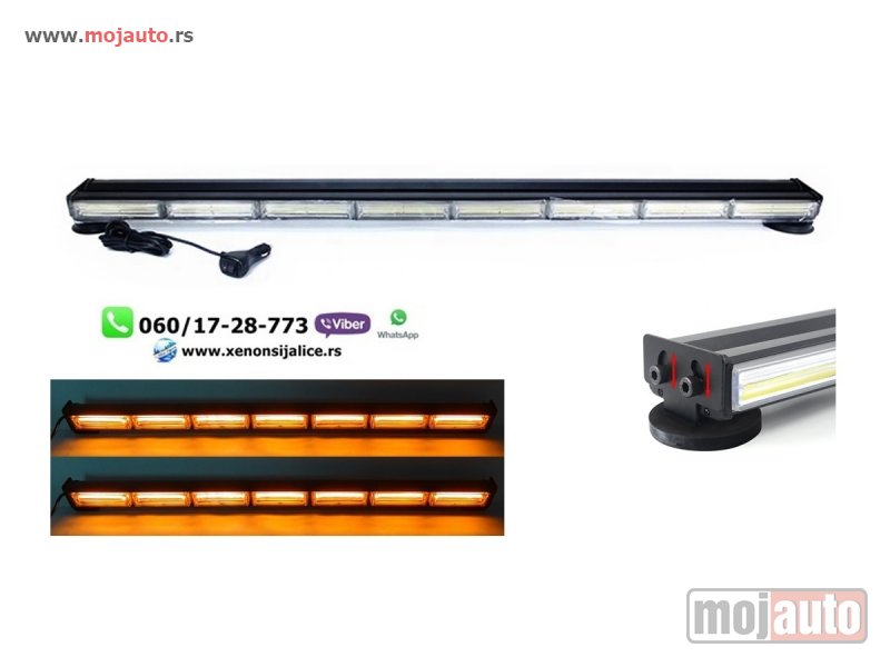 Led rotacija blinker 120cm x 9cm zuta