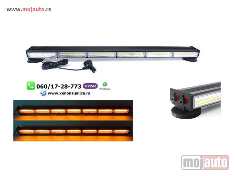 Led rotacija blinker 90cm x 9cm zuta