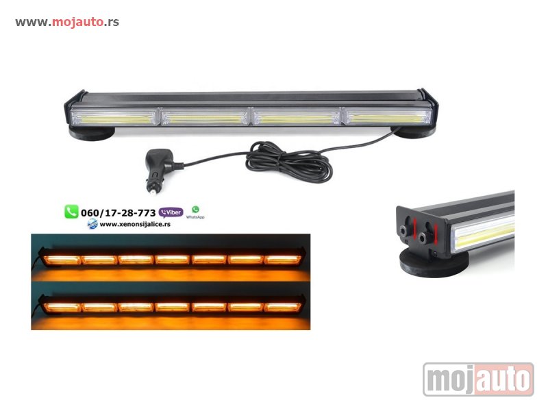 Led rotacija blinker 60cm x 9cm zuta