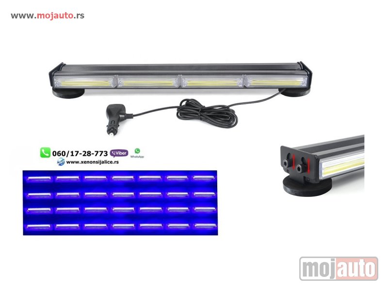 Led rotacija blinker 60cm x 9cm plava