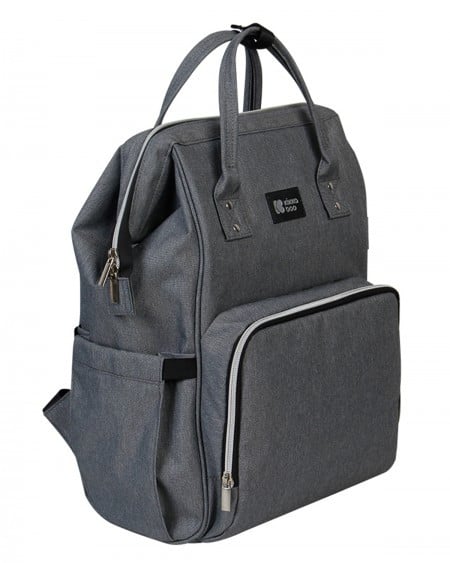 KikkaBoo torba za mame siena dark grey ( KKB80060 )