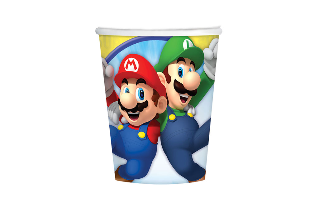Čaše Super Mario 250ml – 8 kom