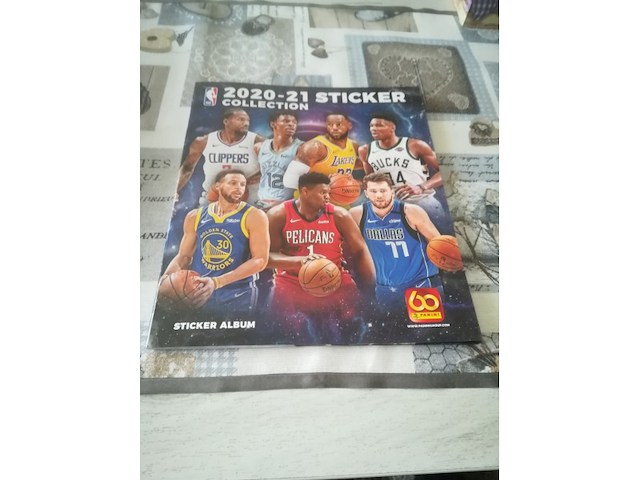 Album za sličice - NBA 2020-21 Sticker Collection-PRAZA