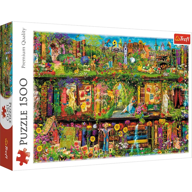 Trefl Puzzle 1500 - Fairy bookcase