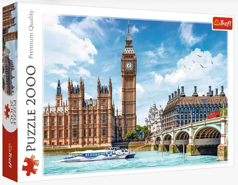 Trefl Puzzle 2000 - Big Ben, London, England