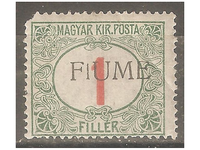 1918 - FIUME Porto 1 fil. MNH