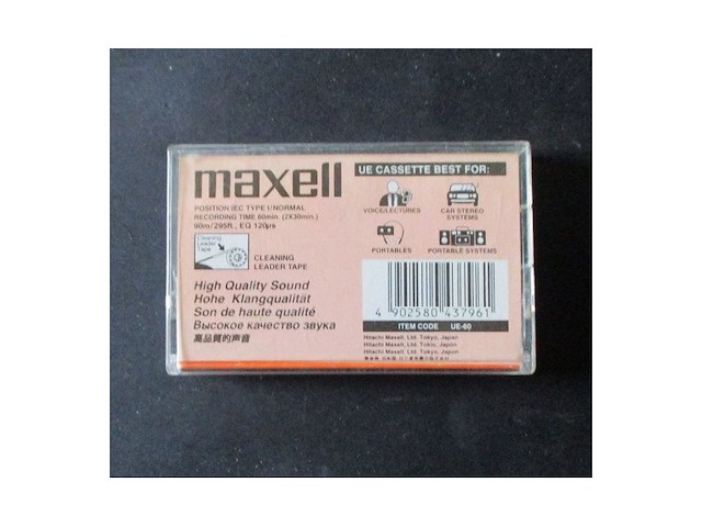 Maxell UE Normal 60 Minuta+Kutija