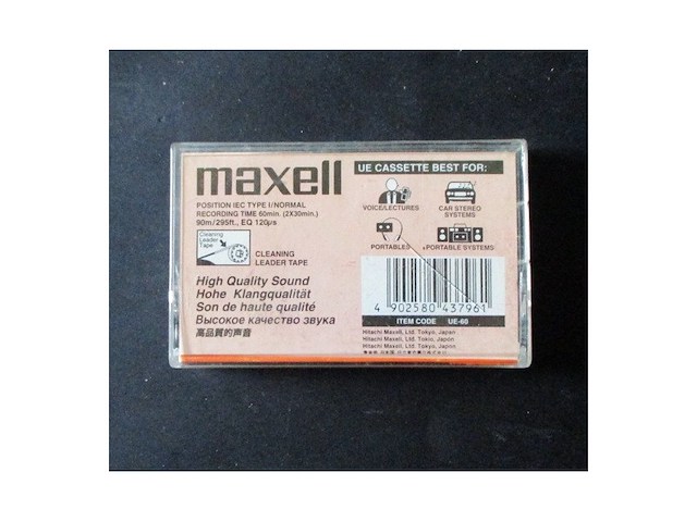 Maxell UE Normal 60 Minuta+Kutija