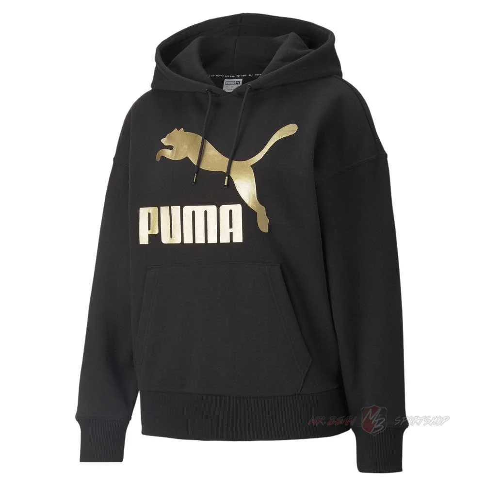 PUMA CLASSICS LOGO HOODIE (S) – 530075-66