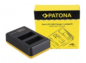 Patona manji dupli punjač sa USB i LCD za Fuji W126S