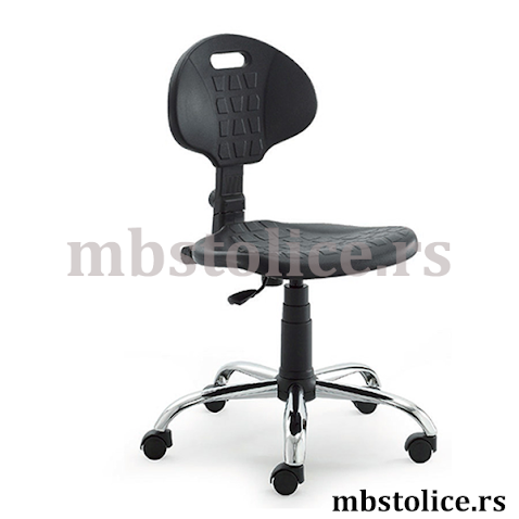 Laboratorijska (industrijska) stolica B-650 CP hrom, cena sa pdv-om