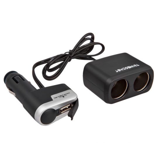 Adapter upaljaca sa USB-om 2 izlaza – 4Cars 94142