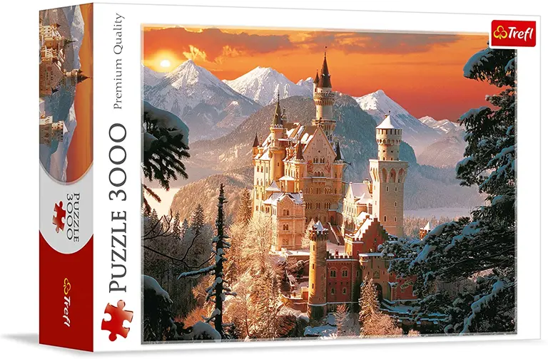 Trefl Puzzle 3000 - Wintry Neuschwanstein Castle, Germany / Kirch