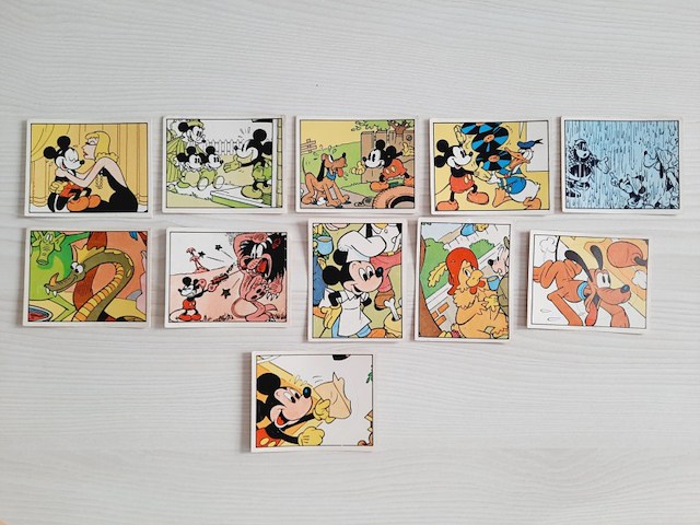 DISNEY MICKEY STORY PANINI LOT 11 SLIČICA