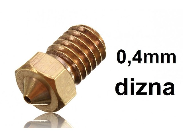 E3D dizna 0.4mm za 3D stampac i ekstruder 1.75mm