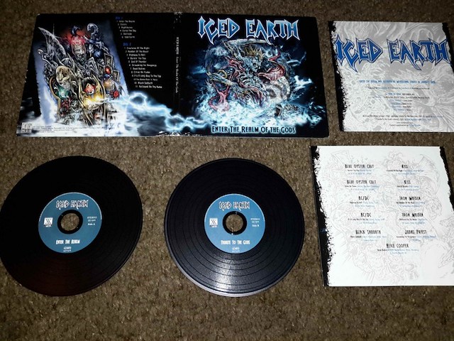 Iced Earth - Enter the realm of the gods CD + CD EP