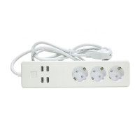 Woox R4028 Smart Surge Protector 1.8m White