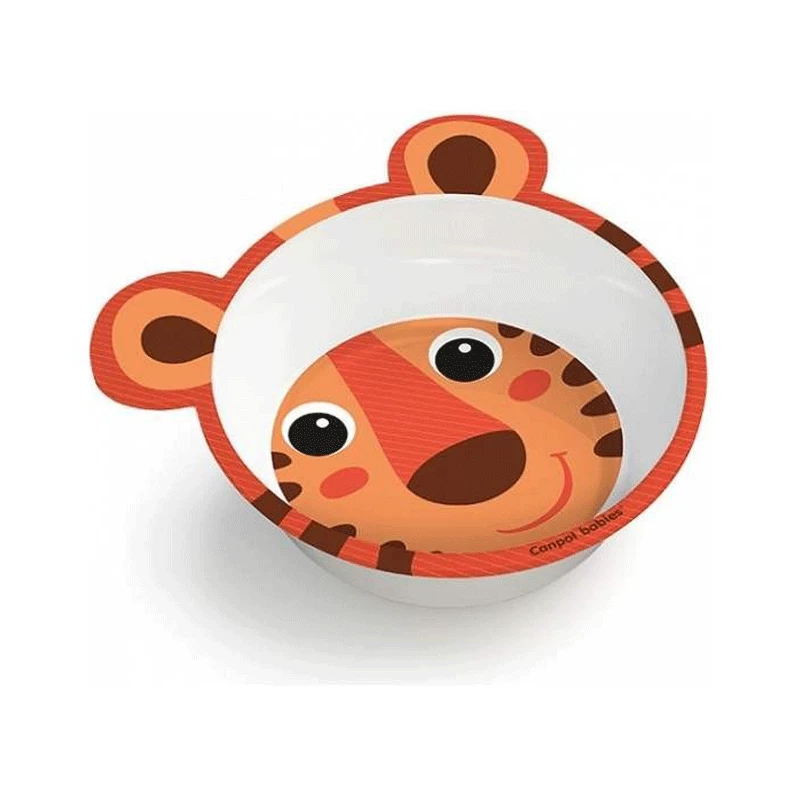 Canpol tanjir za bebe Narandžasti Meda sa ušima