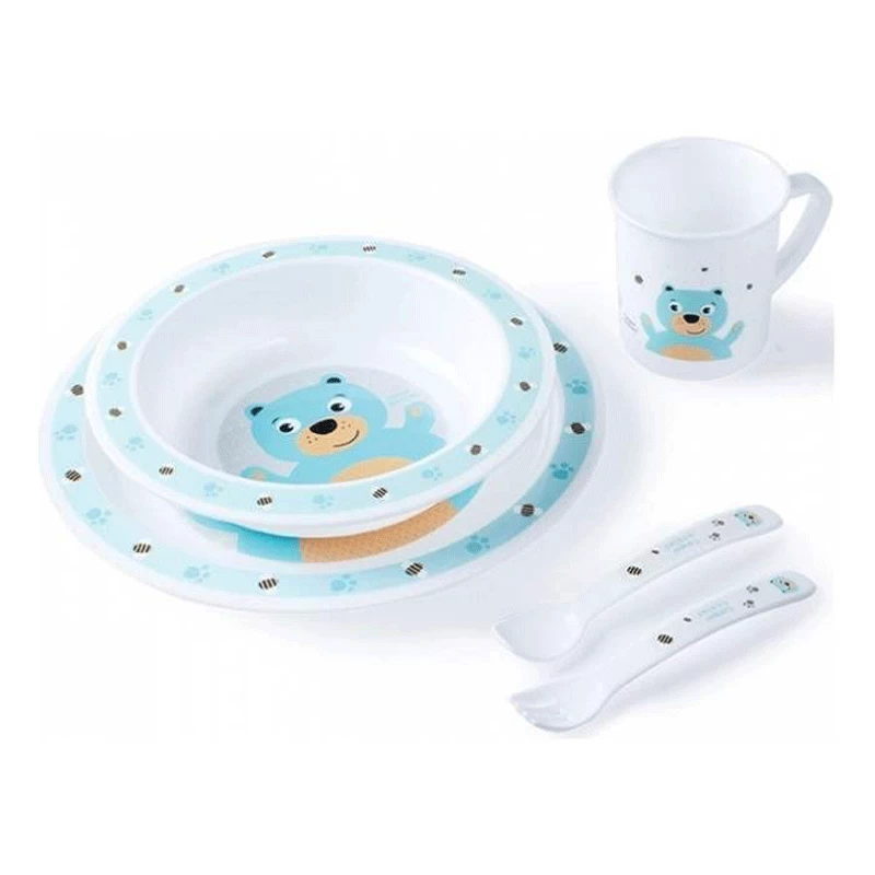 Canpol baby set za hranjenje Bear Blue