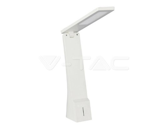 V-tac stona LED lampa, 4W, belo srebrna