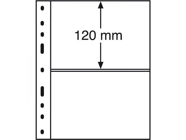 Leuchtturm Optima 2C listovi za novčanice.