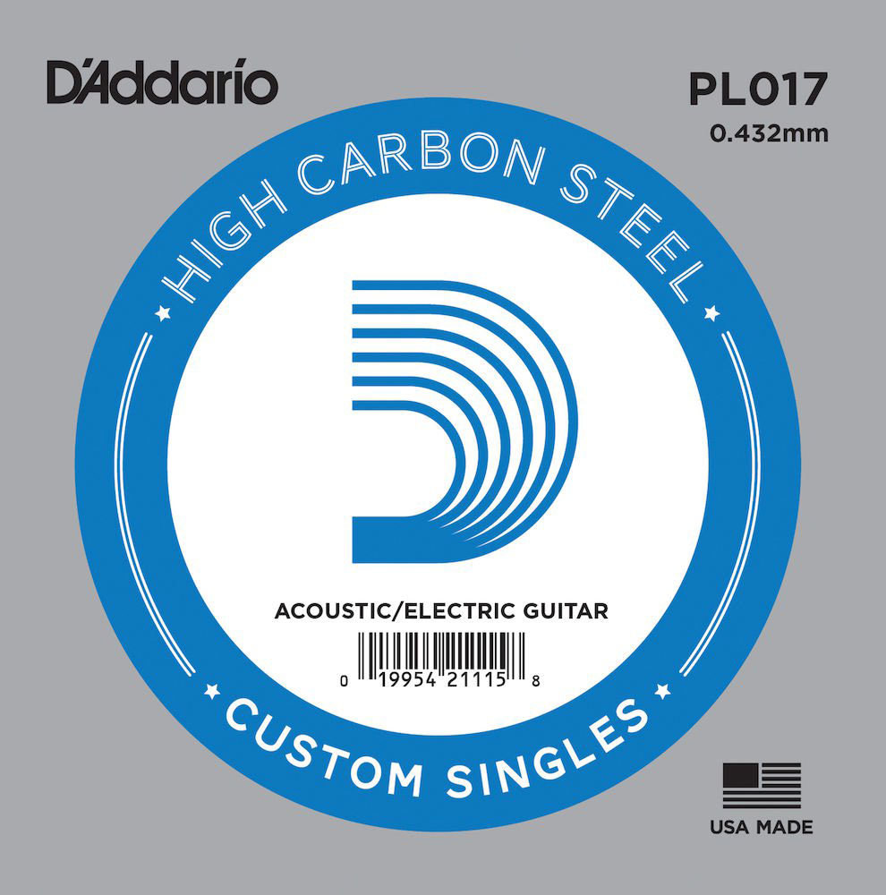 DAddario PL017 Žica za električnu i akustičnu gitaru (komad)