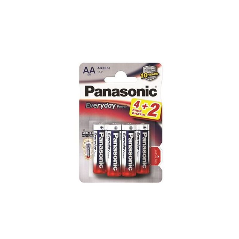 PANASONIC baterije LR6EPS/6BP -AA 6kom, Alkaline Everyday power