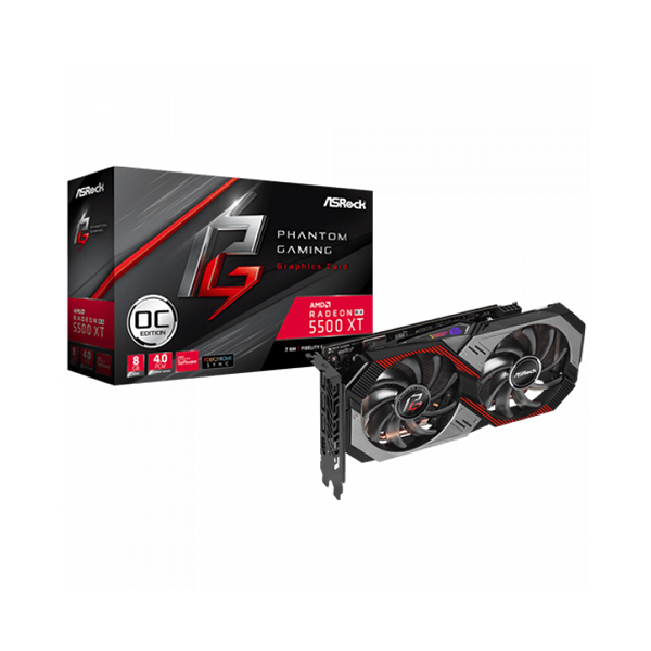 SVGA ASROCK Radeon RX 5500 XT Phantom Gaming D 8GB