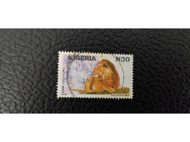 Nigerija-1993 Wildlife Panthera leo