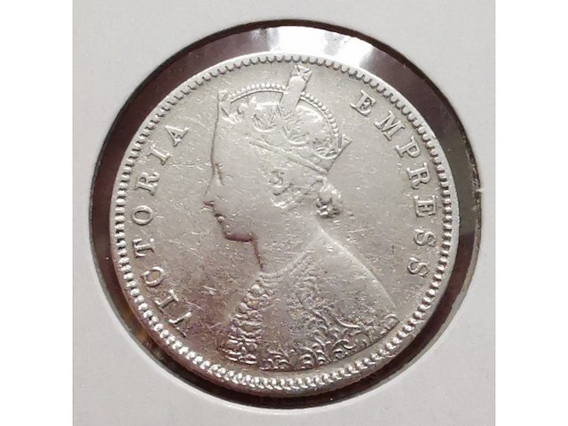 Srebrnjak 1/2 Rupee, 1884. Indija, RRR