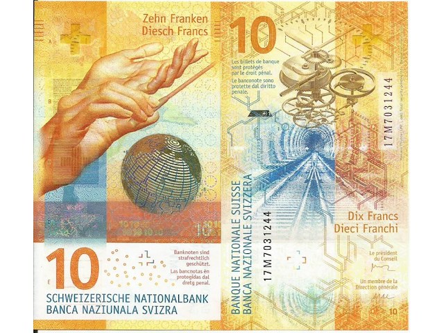 Switzerland 10 francs (2017) UNC