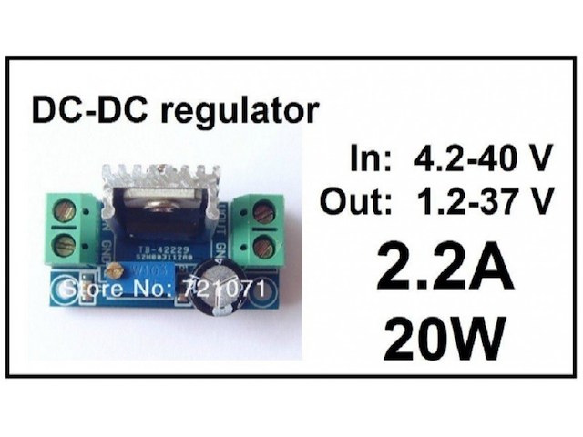 Regulator i stabilizator napona - 2.2ADC
