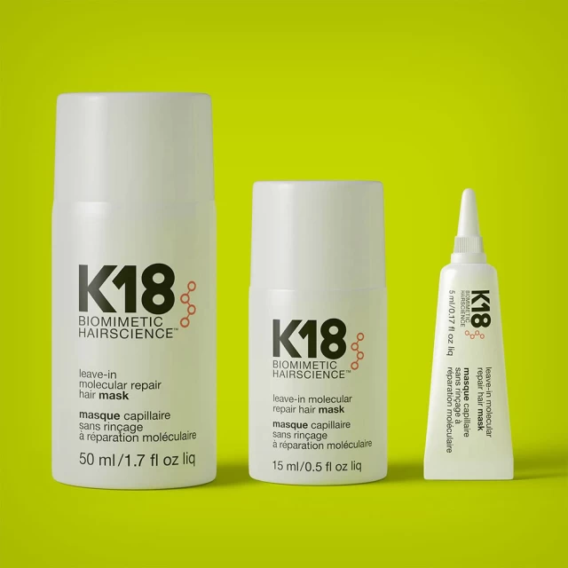 K18 LEAVE-IN MOLECULAR REPAIR HAIR MASK 50ML