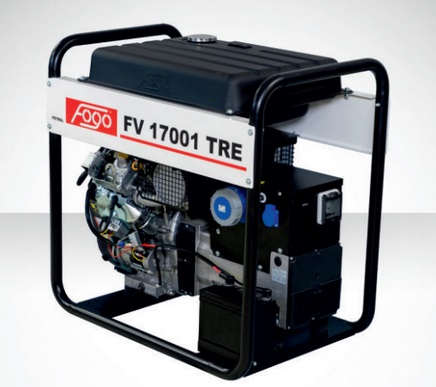 FOGO agregat FV 17001 TRE, 16.5kW, 230V, DVR, rezervoar 45L, elektro start, B&S motor