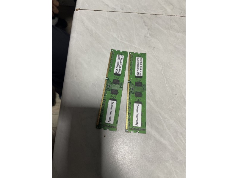 2x4gb ddr3 1600mhz elpida ispravne