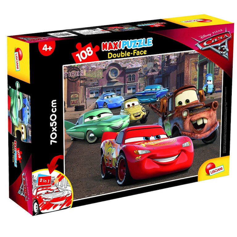 PUZZLE SLAGALICE 108 DELOVA MAXI CARS 3 RACER LISCIANI