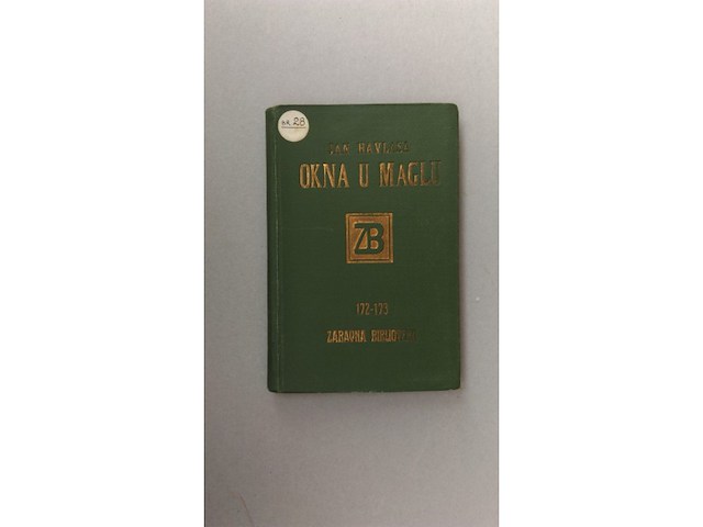 Jan Havlasa - Okna u Magli, 1920 g. Retko !!!