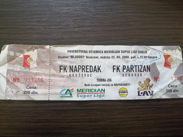 Napredak-Partizan 25.8.2008